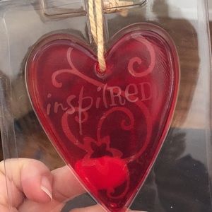 Hallmark | Accessories | Hallmark Inspired Heart Glass Ornament | Poshmark